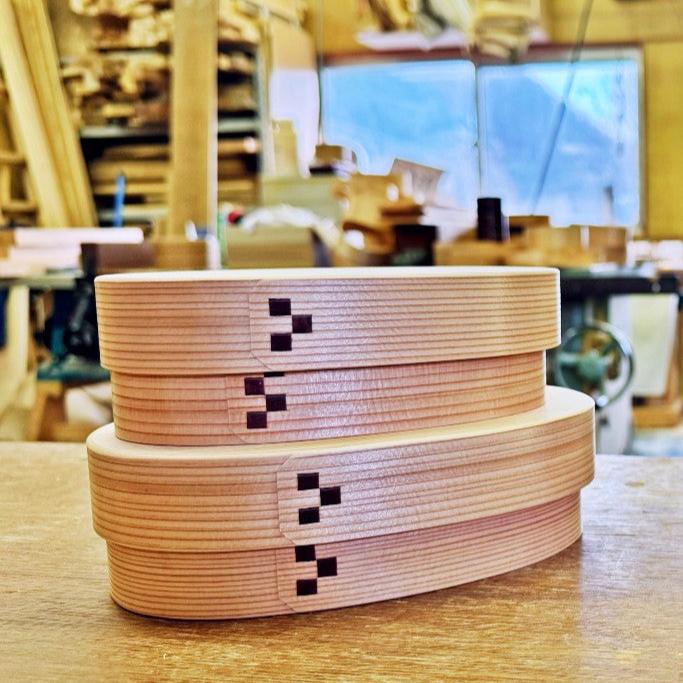 Bento Box With Checked Pattern | Japanese Food Craftsman Shop