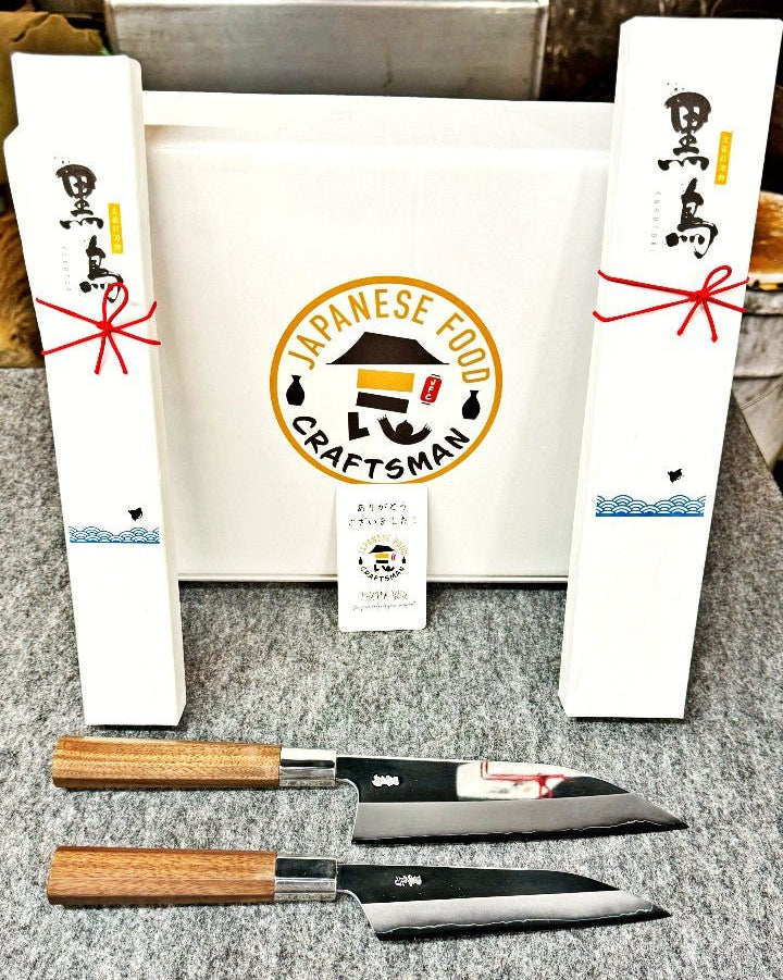 Handcrafted Kurotori Blacksmith Stainless Knife | Japanese Food ...