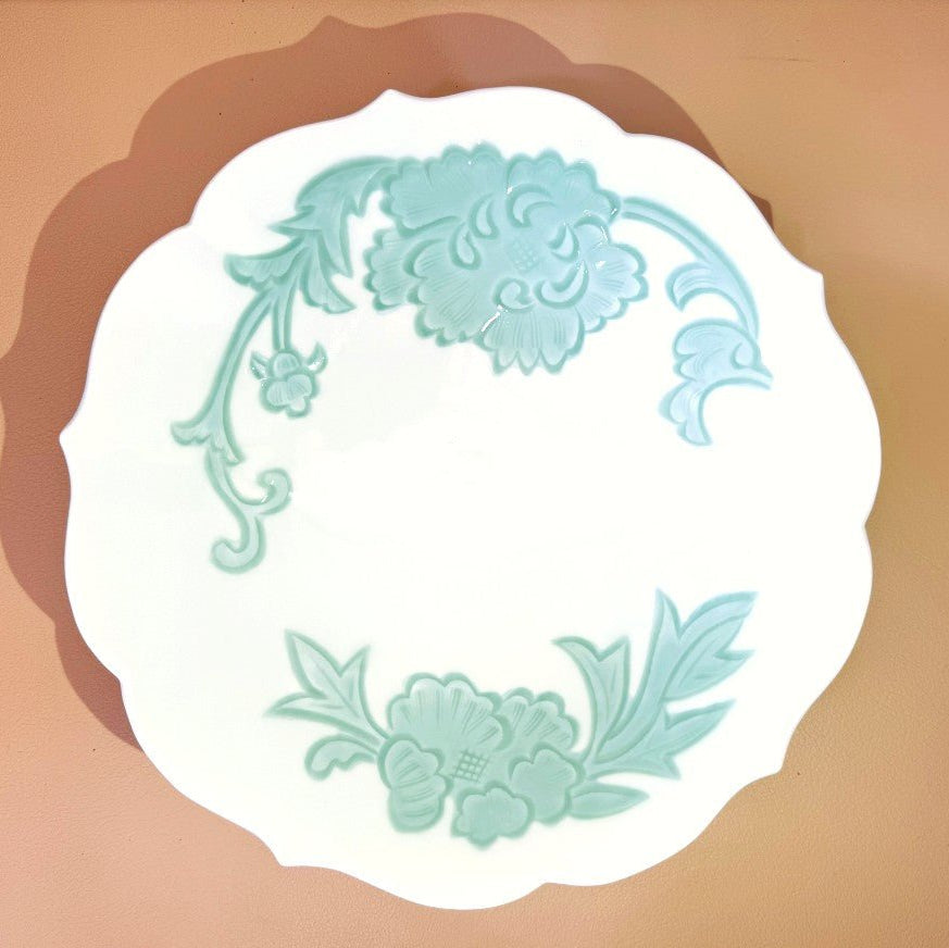 Porcelain Plate made by Grandfather Manji-san | Japanese Food Craftsman ...